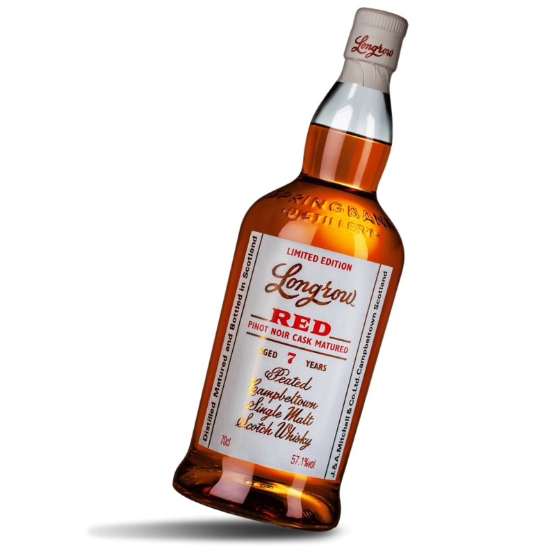 Longrow Red 7 års Pinot Noir Cask 57.1% (2024 Release) | AEvin.DK - Vin ...
